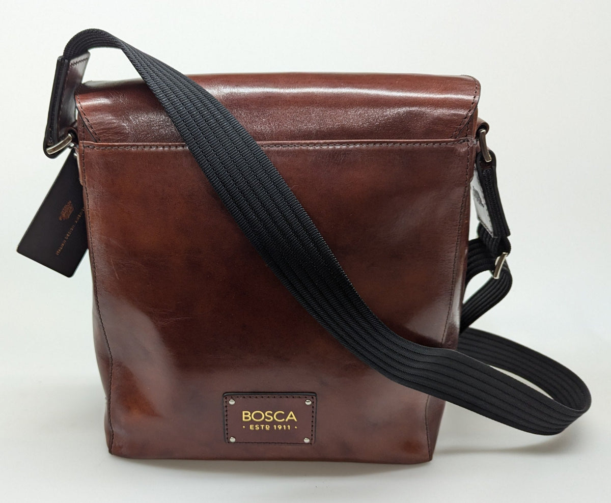 Bosca Old Leather Dark Brown Man Messenger Bag #814-58 – RiNo Distribution